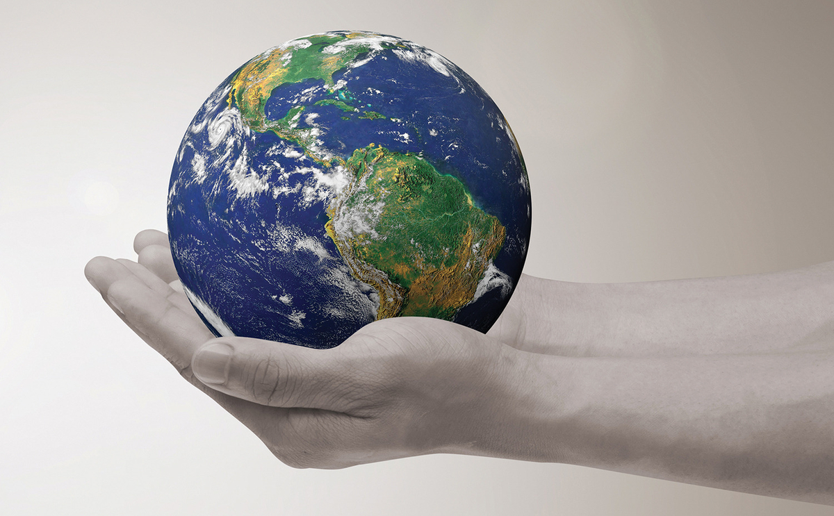 World In Hands Images